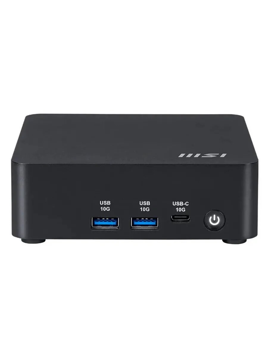 Неттоп MSI Cubi NUC AI 1UMG-060BRU Intel Core Ultra 7 155H/Intel Arc graphics/без ОС черный