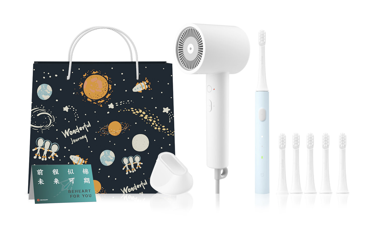 Фен унисекс Xiaomi Mi Ionic Hair Dryer H300