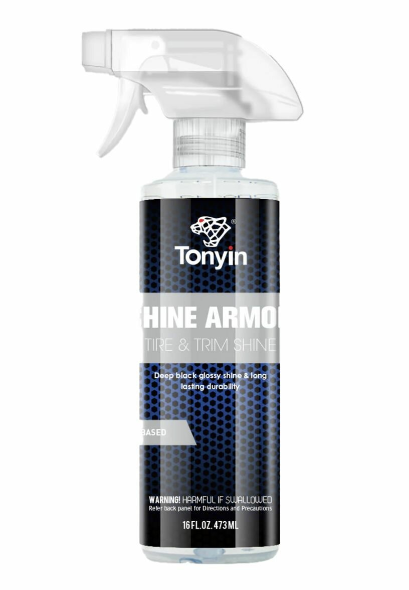 TN13 Средство для чернения шин и молдингов SHINE ARMOR TYRE & TRIM SHINE TONYIN, 473 мл.