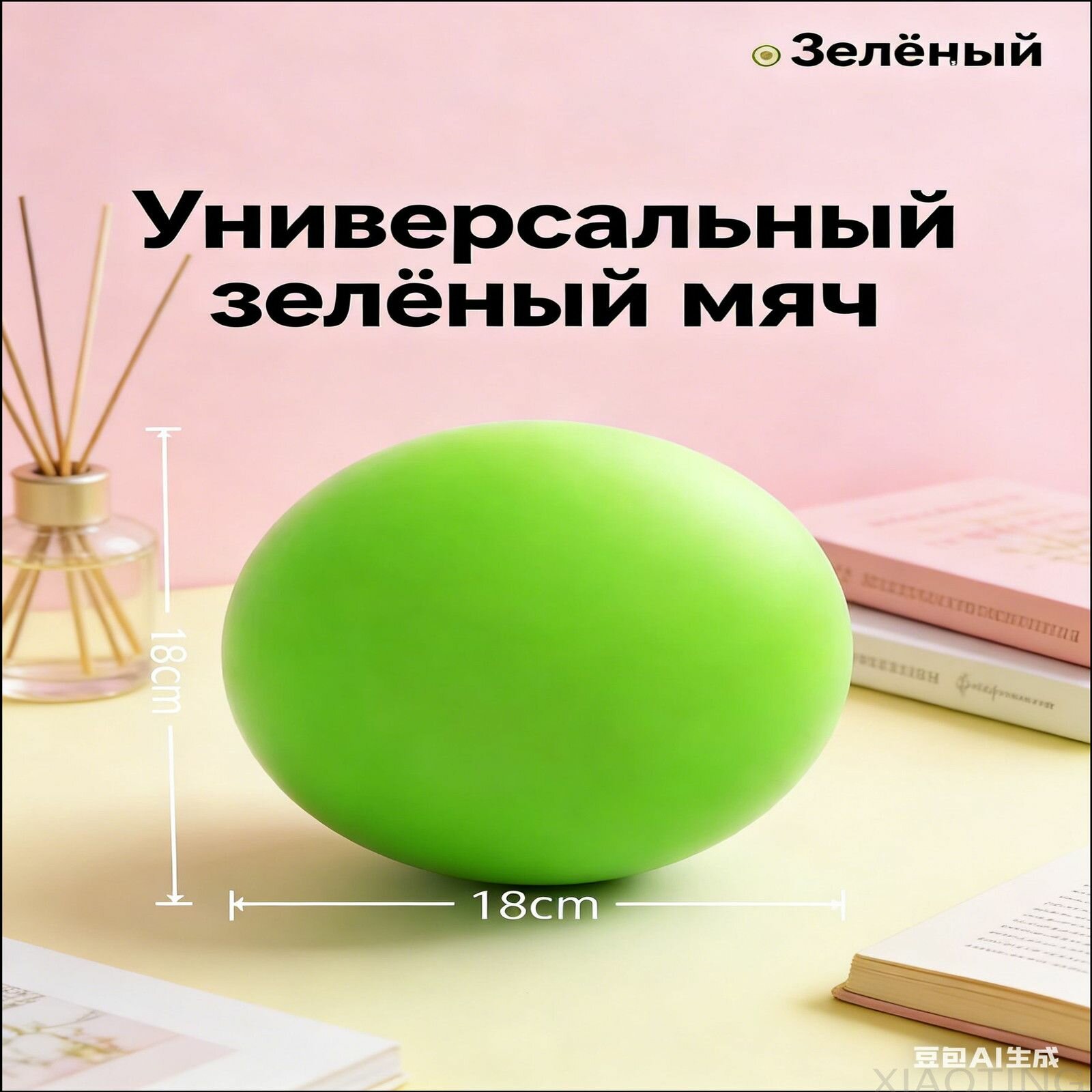 Бесшумный губчатый мяч/кинезиологических шариков из губки высокой плотности, снимающих стресс и успокаивающих 1шт.