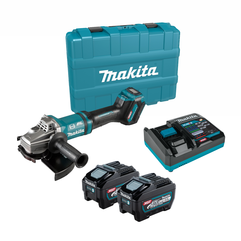 Аккумуляторная угловая шлифмашина Makita XGT GA038GT201