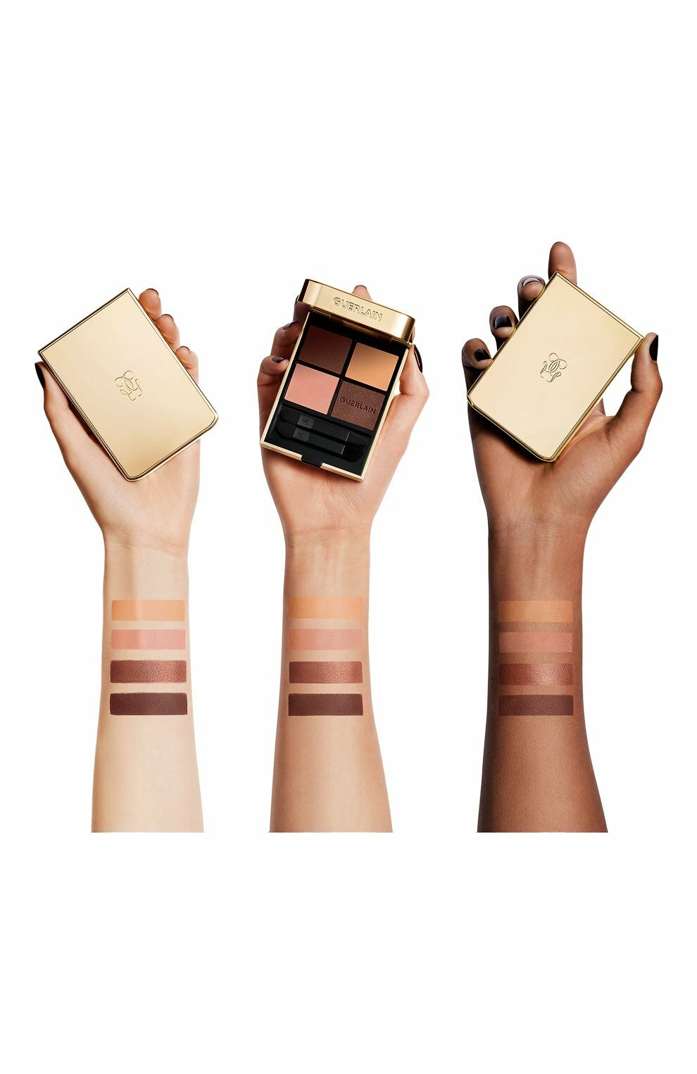 Тени для век Ombres G, оттенок 258 Дикий нюд (4x1.5g) Guerlain