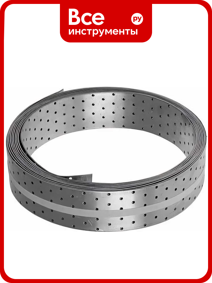 Перфорированная монтажная лента Rizzel LM 60x1,8 мм, 10 м, 1 шт. 00000435576