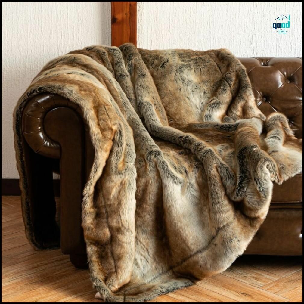 Одеяло из искусственного меха Домашнее одеяло Плед с узором -sz-good value -lj