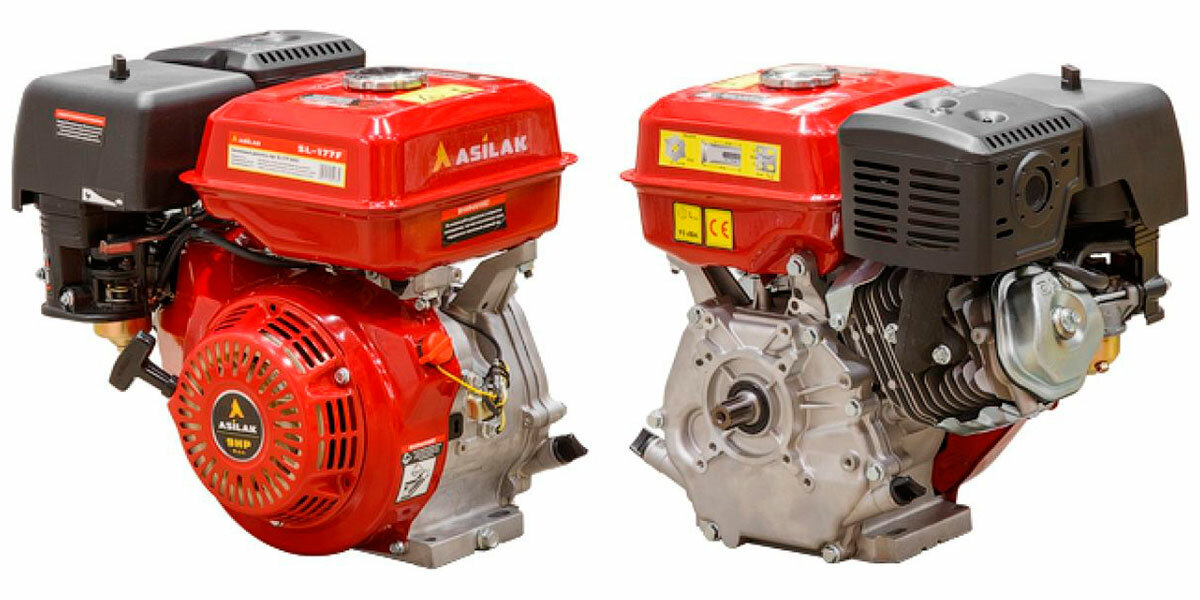 Двигатель бензиновый Asilak SL-177F-SH25