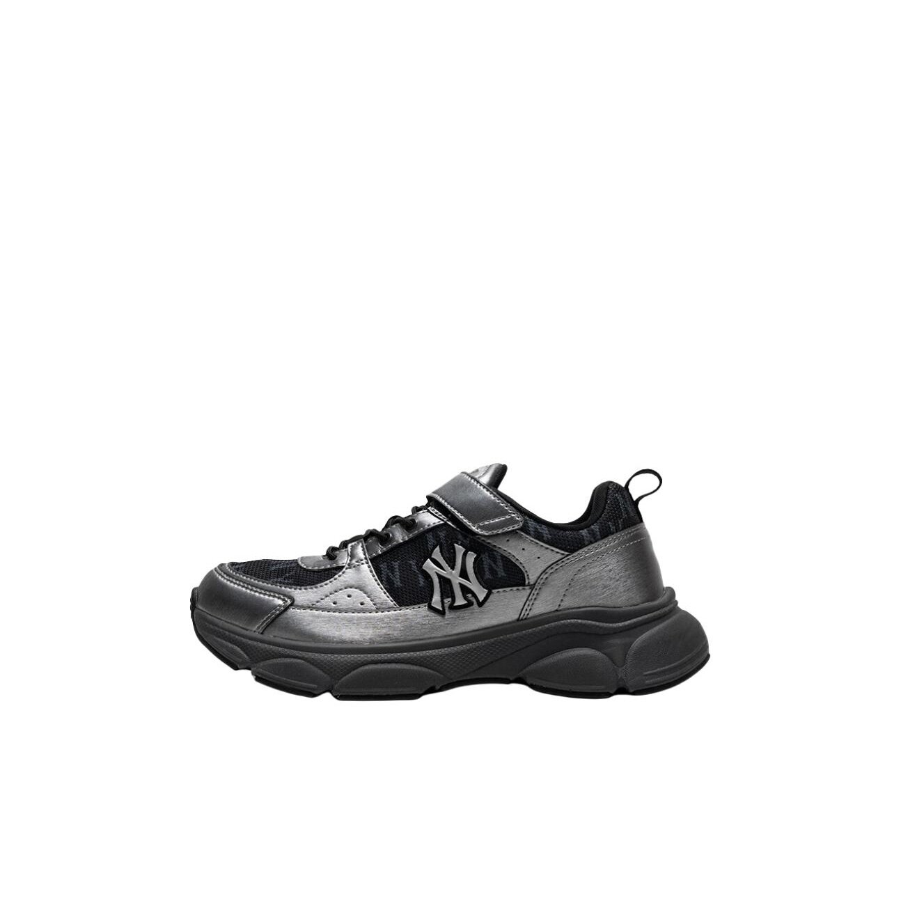 Ботинки MLB Chunky Runner Fastball, размер EU 38 стопа (23,4-24,3CM), серебристый/черный — фото 1