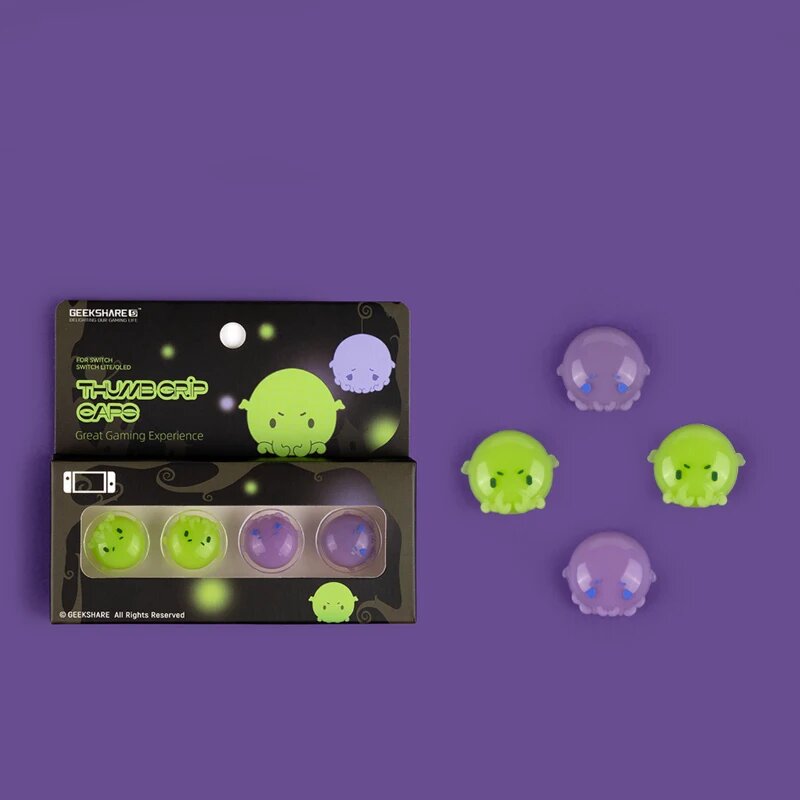 Чехлы для джойстиков Setoobay Glowing Monsters, Цвет: J, 4 шт
