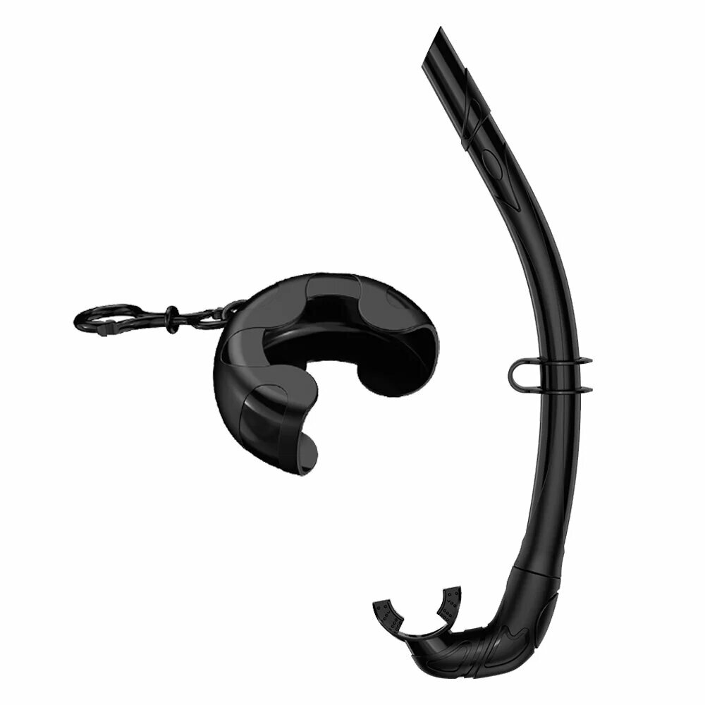 JoyMaySun Трубка для снорклинга из силикона S14K Черный, Black