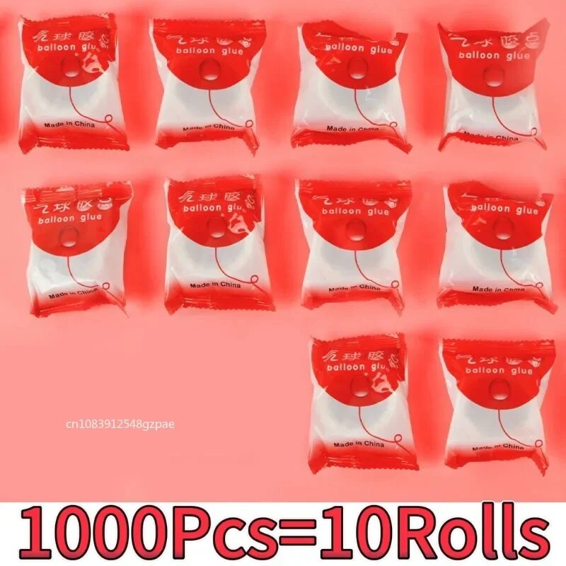 Клейкие точки для шаров, 10 рулонов (1000 шт)