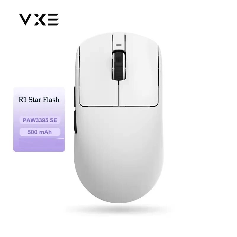 VXE R1 Star Flash беспроводная игровая мышь, PAW3395 SE, 500 мАч