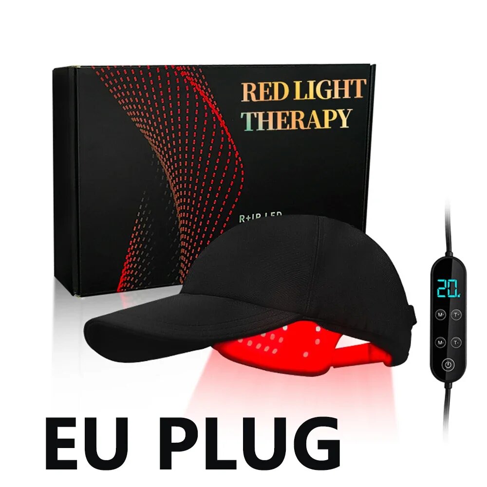 Шапка для светотерапии роста волос, 180 LEDS, EU plug