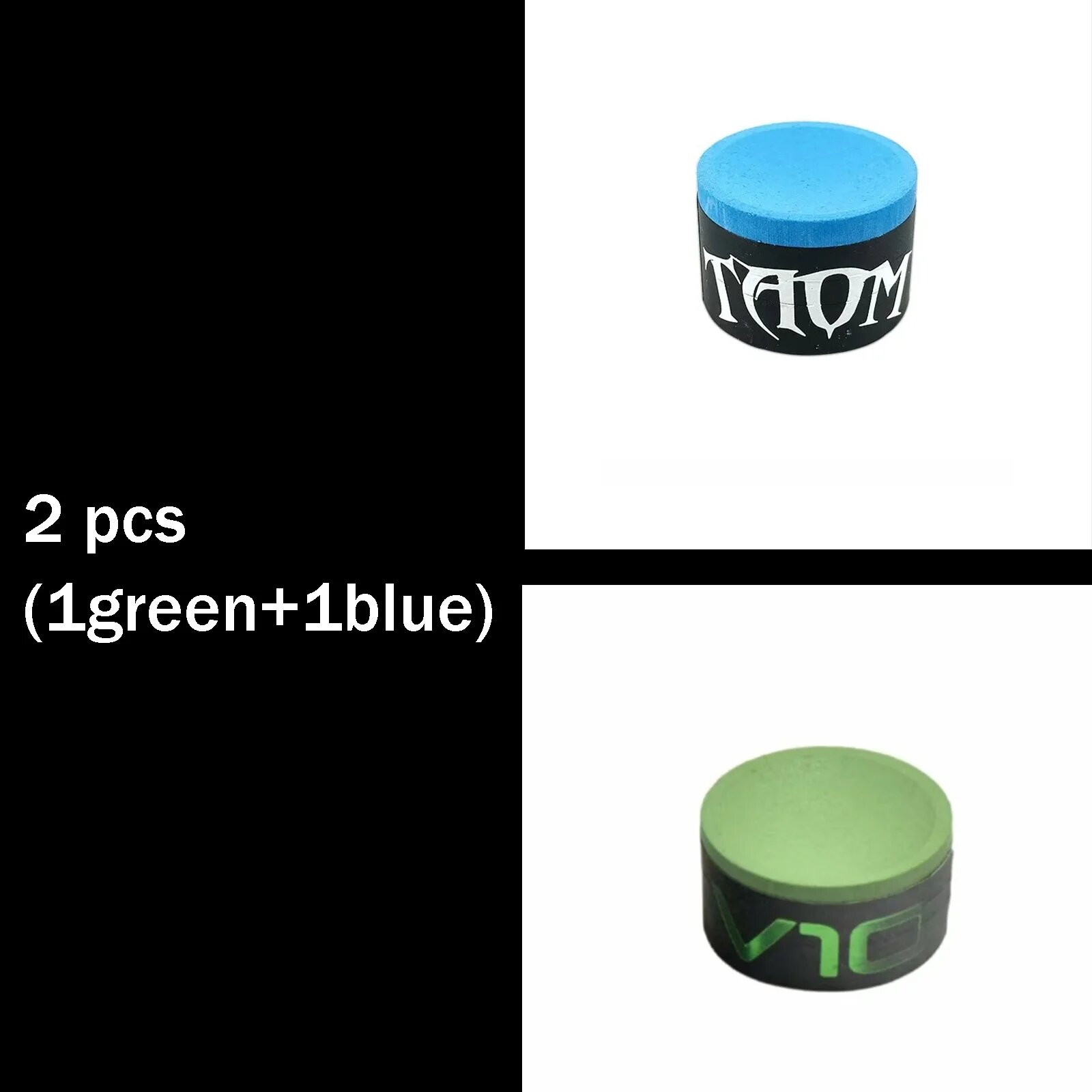 TAOM мел V10 для снукера Зеленый, 2 pcs
