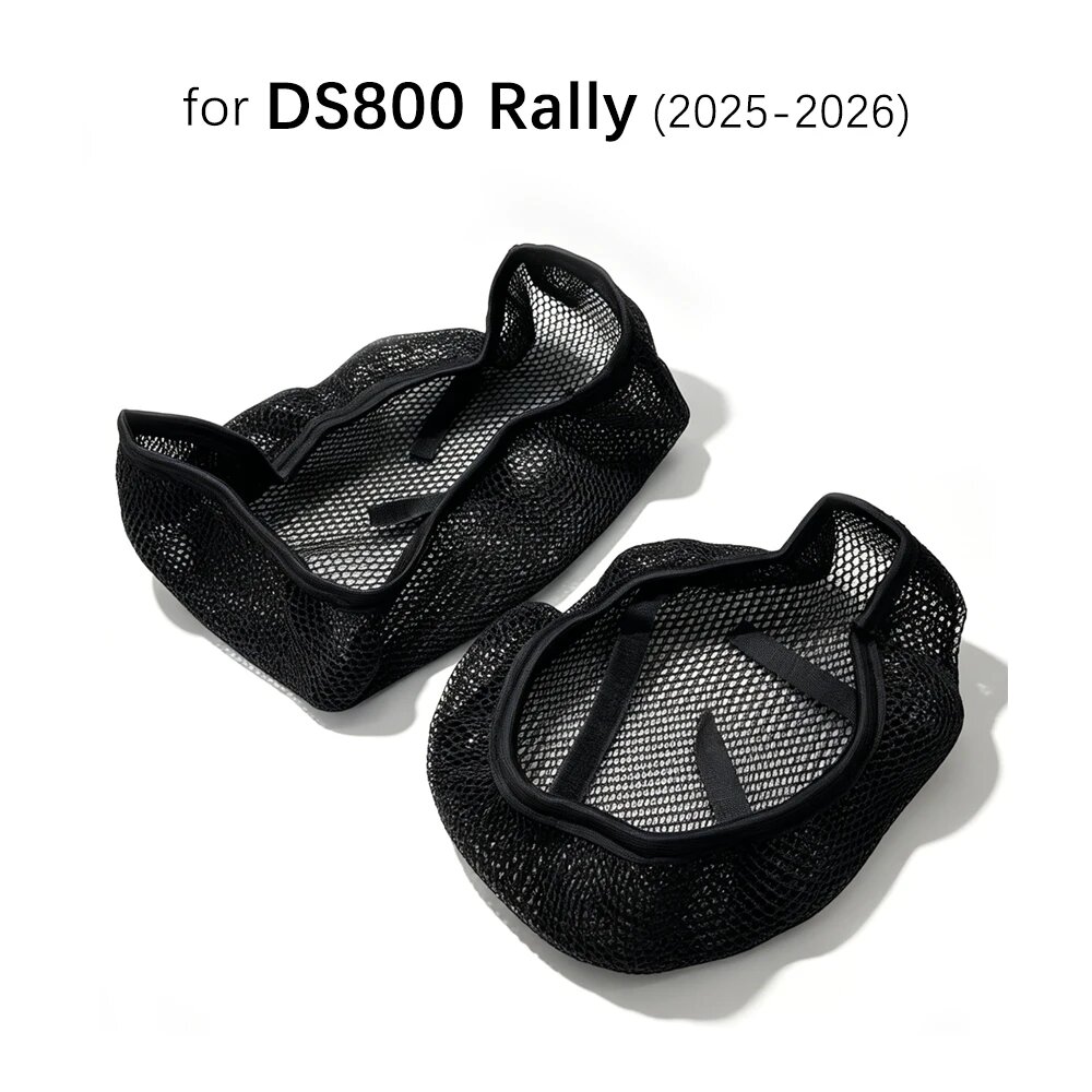 Для Voge DS800 Rally DS800 DS 800 2025-2026: Чехлы на сиденья с 3D-сеткой «пчелиная сота», изолированные, дышащие, износостойкие, нейлоновые