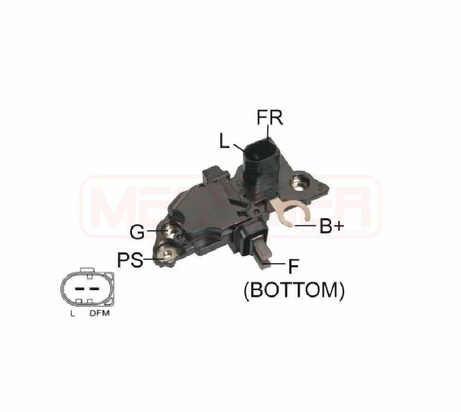 Регулятор напряжения генератора AUDI/VW 1.9TDi, ERA 215231