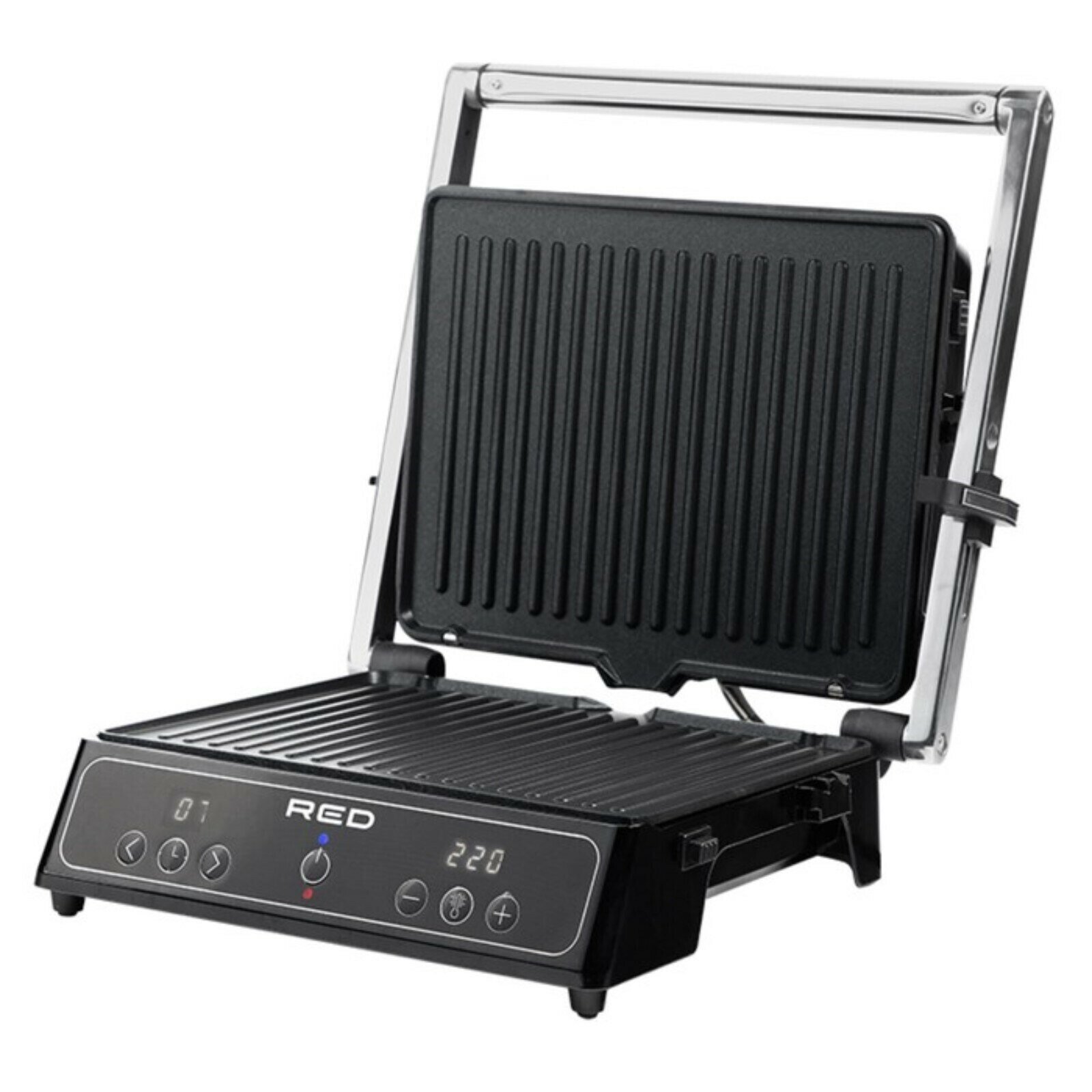 Гриль электрический red solution SteakPRO RGM-M809 2000Вт черный