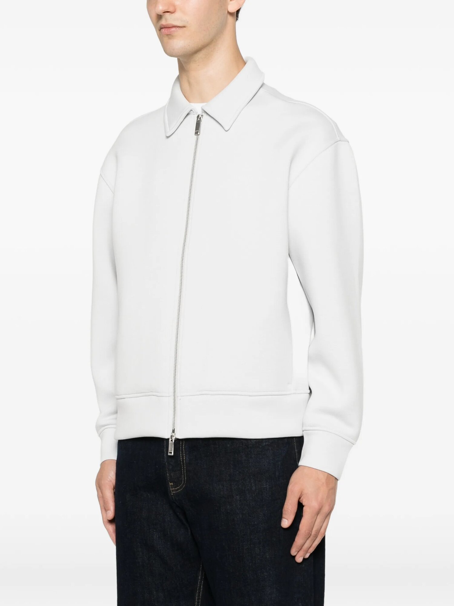 Куртка CALVIN KLEIN Zip-up jacket, размер 44 EU, grey — фото 1