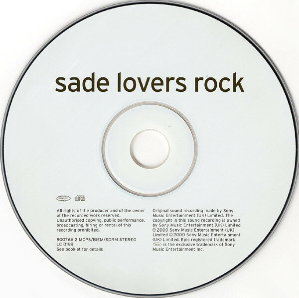 CD- диск Sade EU UK 2000 mint mint (редкий) — фото 1
