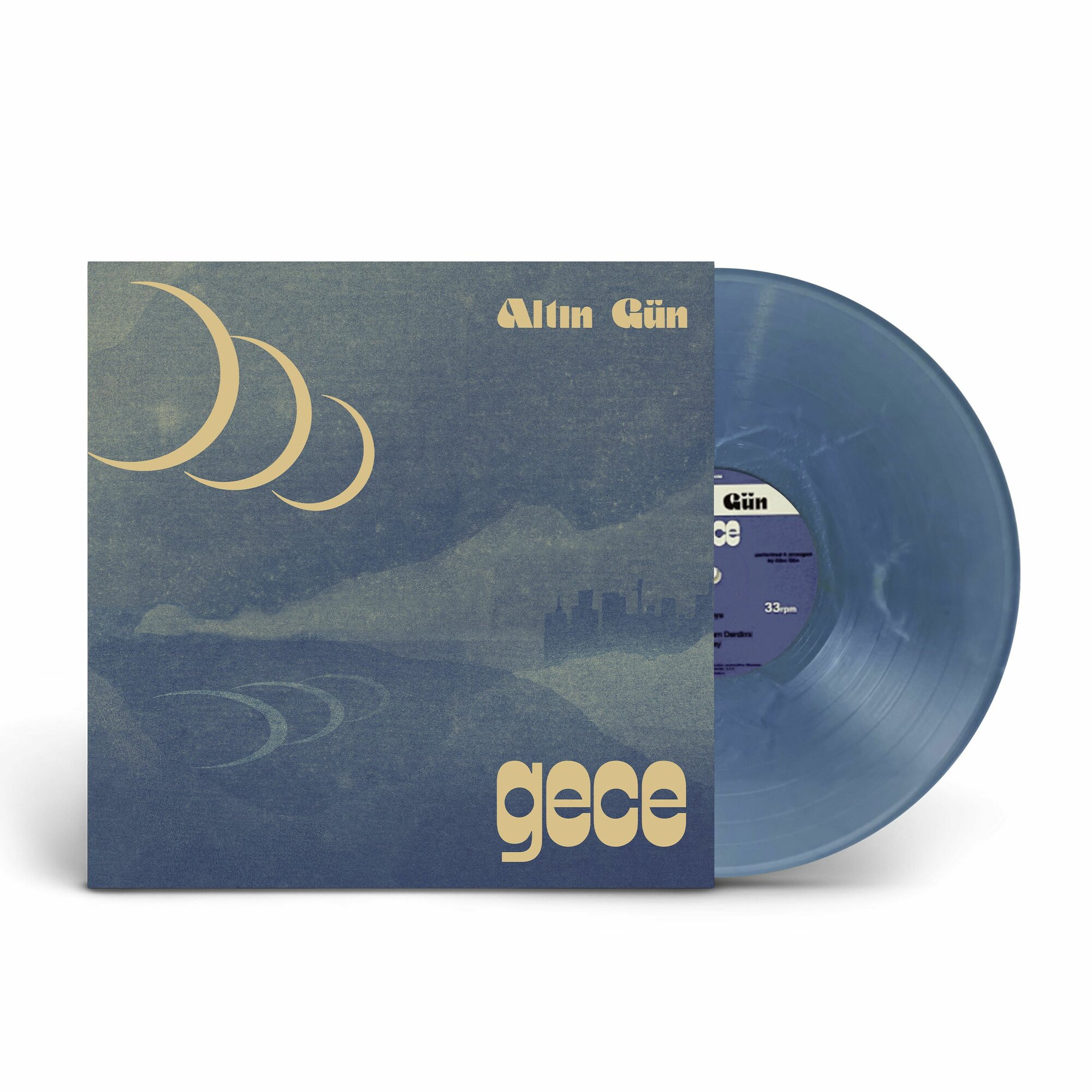 Altin Gun - Gece (1000шт в мире Summer Sky Wave Eco-Blue Stereo Limited) Виниловая Пластинка Цвет Летнее Синее Небо