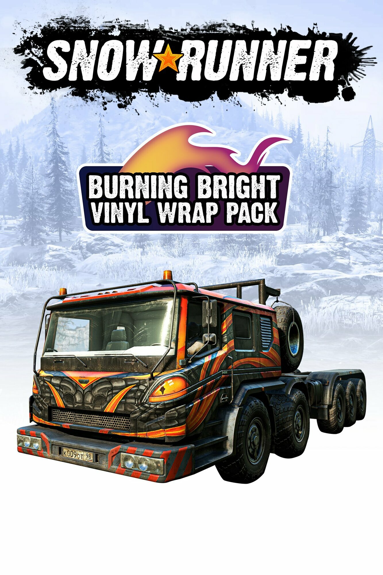 SnowRunner - Burning Bright Vinyl Wrap Pack — дополнение (DLC) для Xbox / Microsoft Store · Xbox One, Xbox Series X|S · цифровой ключ · нужна базовая игра