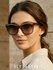 Солнцезащитные очки ELEGANZZA, коричневый
