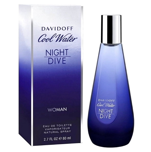 Женский аромат Davidoff Cool Water Night Dive Woman 80 мл - Кул Вотер Найт Дайв Вумен