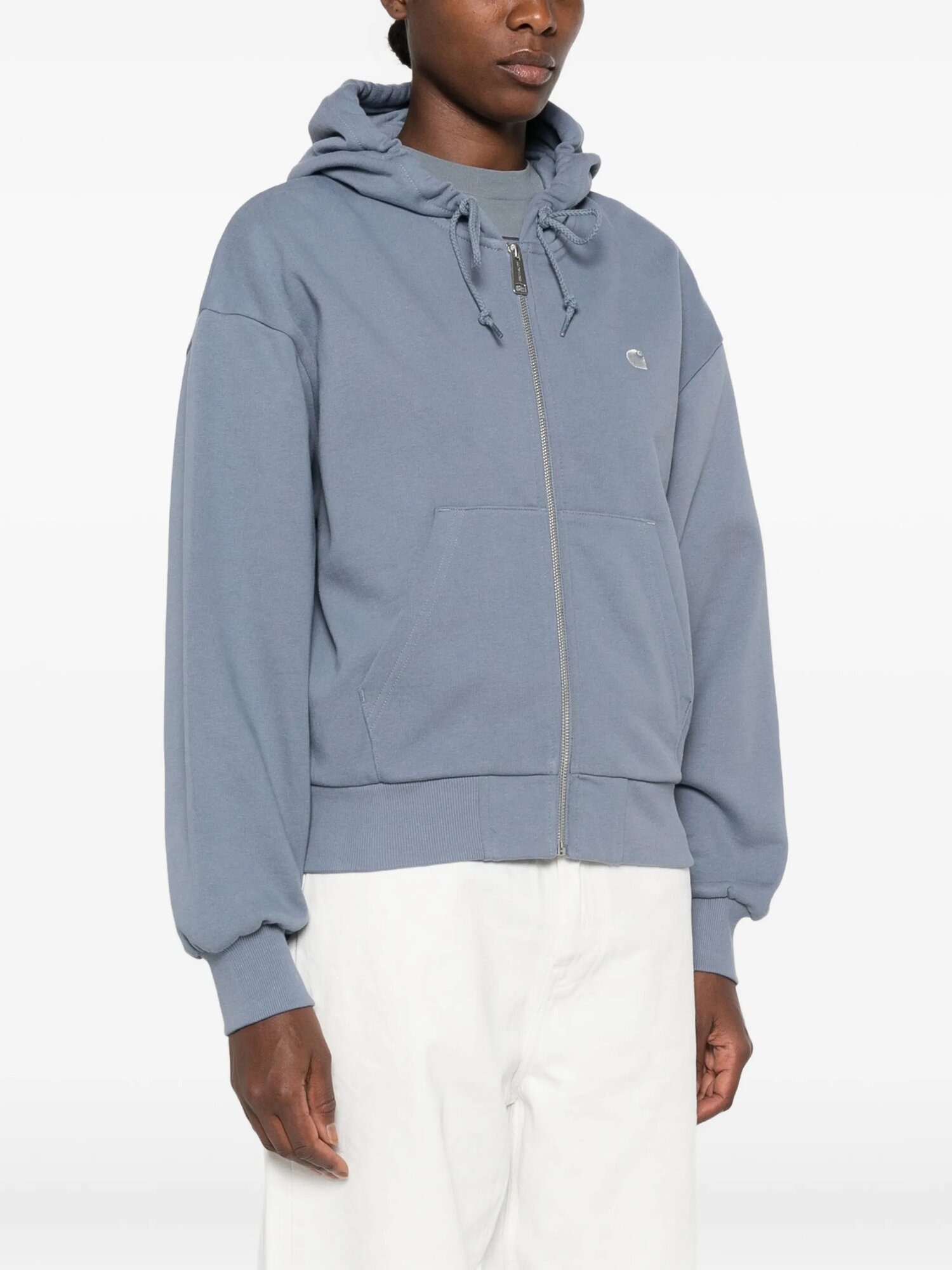 Худи Carhartt WIP Casey zip-fastening hoodie, размер 38, , Синий принт — фото 1
