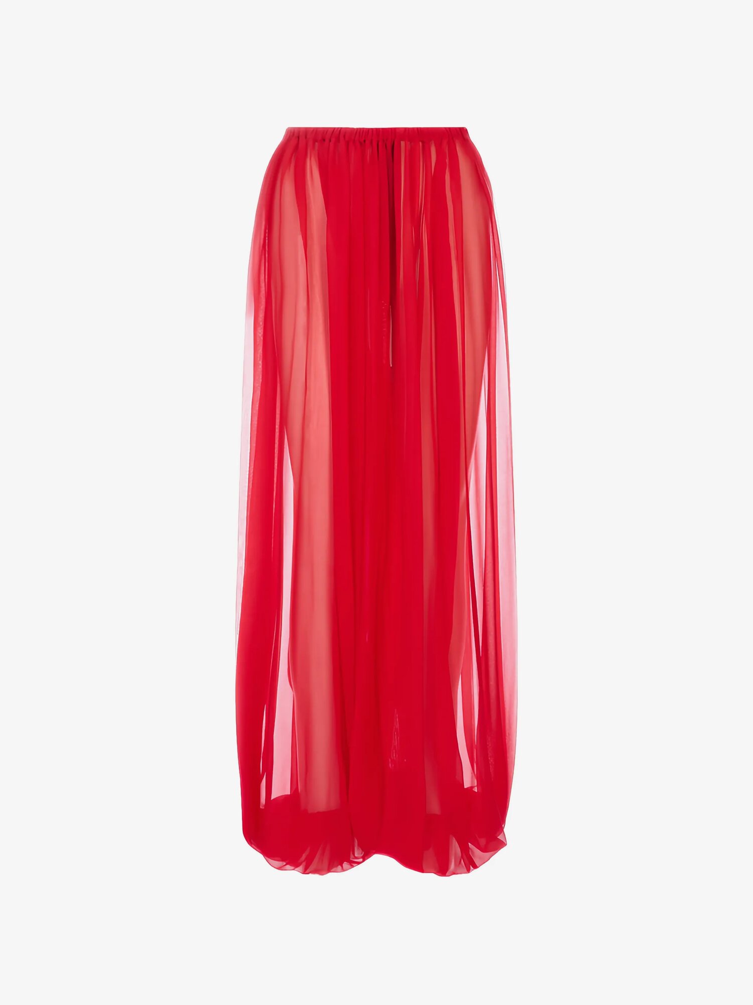 Брюки палаццо GIUSEPPE DI MORABITO Sheer-finish palazzo pants