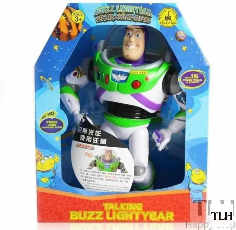 (новинка) 30 см История игрушек 4 (Toy Story 4) Buzz Lightyear Базз Лайтер со светом и звуком