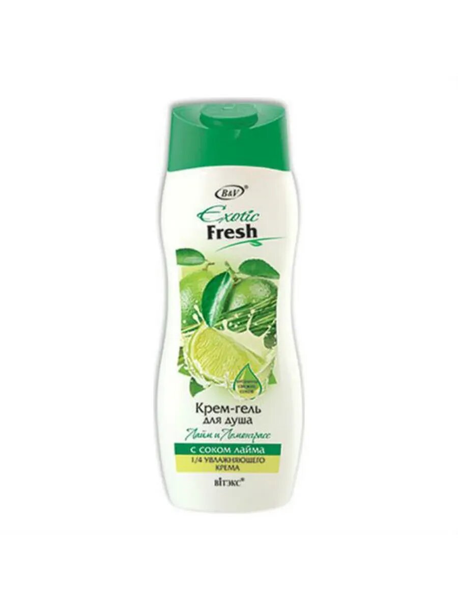 Vitex Exotic Fresh Juice Крем-гель для душа Лайм и Лемонграсс 500 мл 1 шт