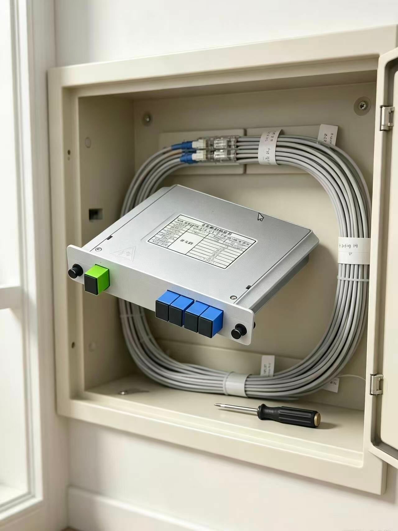 1X4SC Волоконно-Оптический Разветвитель, Оптический Соединитель Типа FTTH PLC