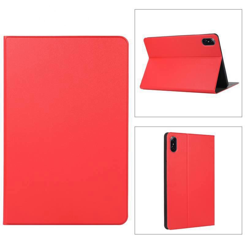 Чехол-обложка MyPads Copertina elegante для Honor Pad 8 из водоотталкивающей импортной кожи, красный