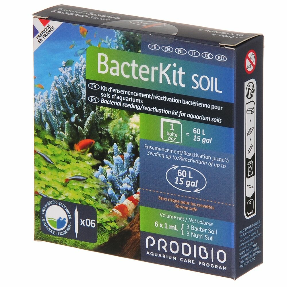 BacterKit Soil гипер-концентрированное бактериальное средство для грунтов (6шт)