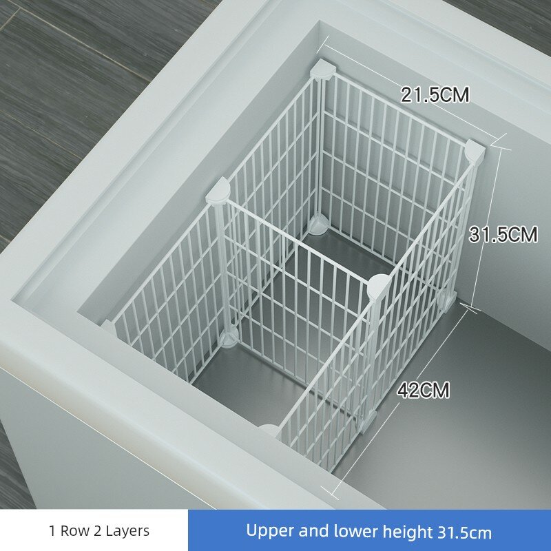 Стеллаж для морозильной камеры Haier 22x42x32 см, плотная сетка, 2 отсека