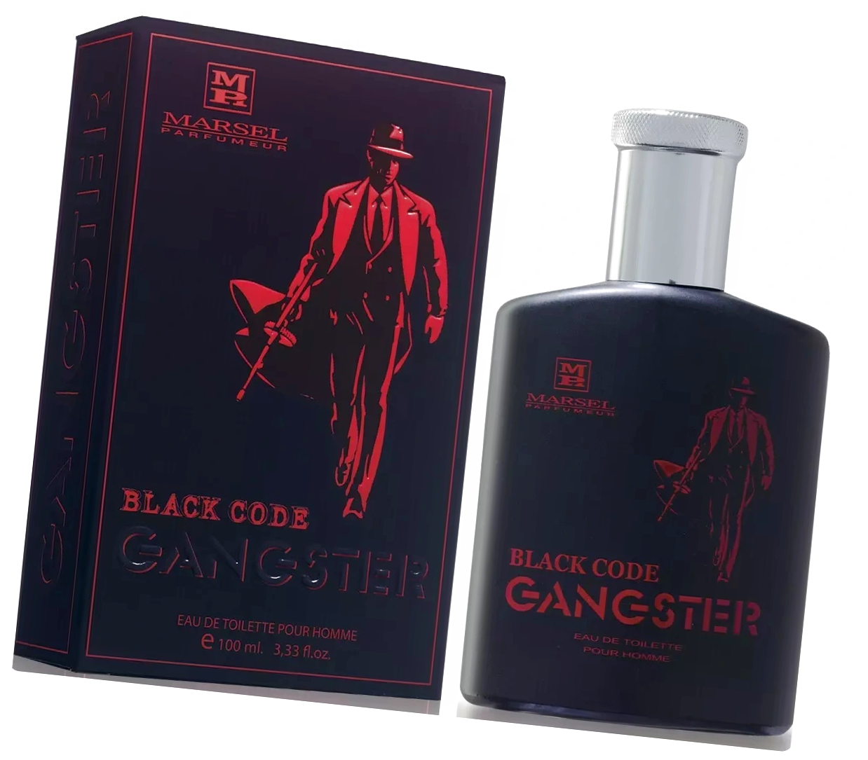 Marsel Parfumeur Gangster Black Code одеколон мужской 100 мл - Гангстер Черный Код Марсель