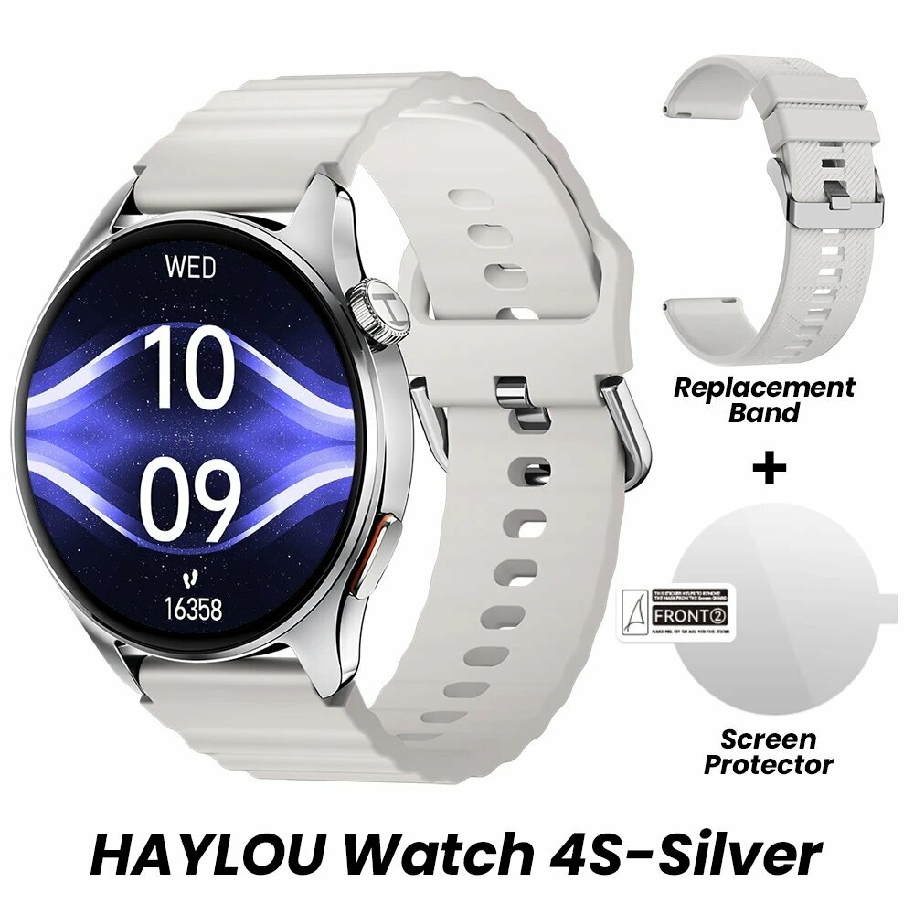 HAYLOU Watch 4S GPS умные часы Watch 4S-Silver.