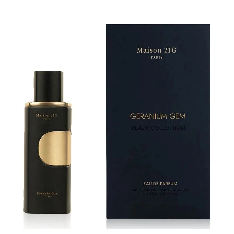Парфюмерная вода для женщин и мужчин Maison 21g Geranium Gem 100 мл / Духи Мезон 21г Гераниум Джем
