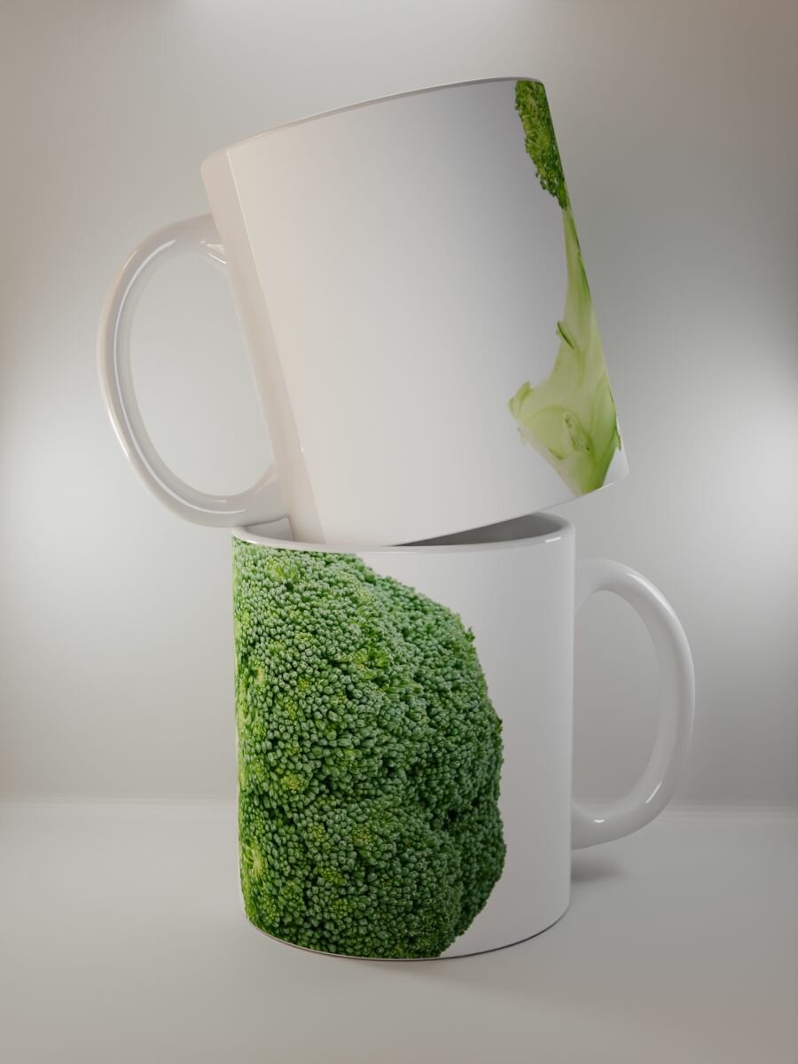Кружка с брокколи для чая и кофе
