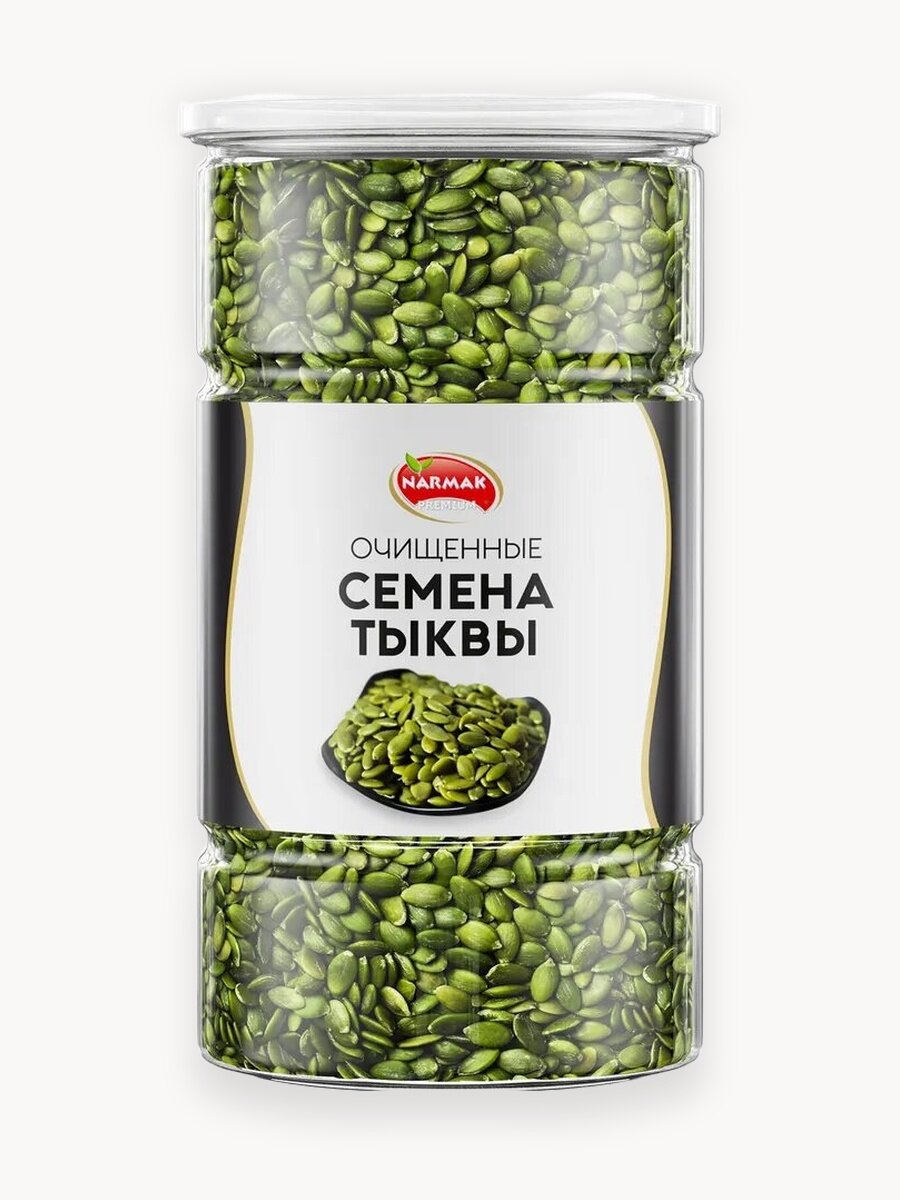 Семечки тыквенные очищенные, полезный суперфуд 1000 гр Narmak