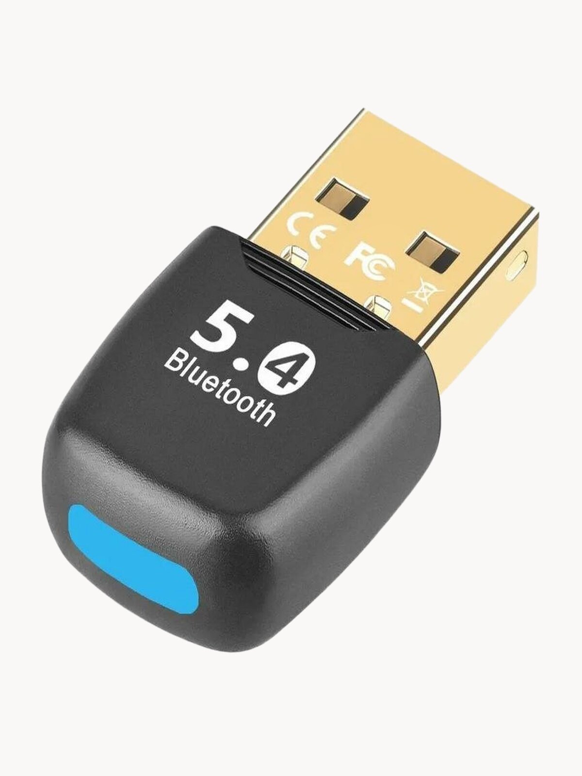 USB Bluetooth 5.4 адаптер для ПК, компьютера, ноутбука, колонок, наушников, геймпада Windows 8.1 / 10 / 11