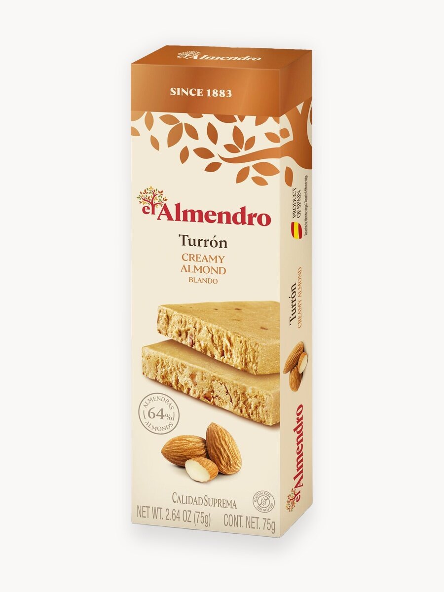 Миндальный сливочный туррон El Almendro 75гр
