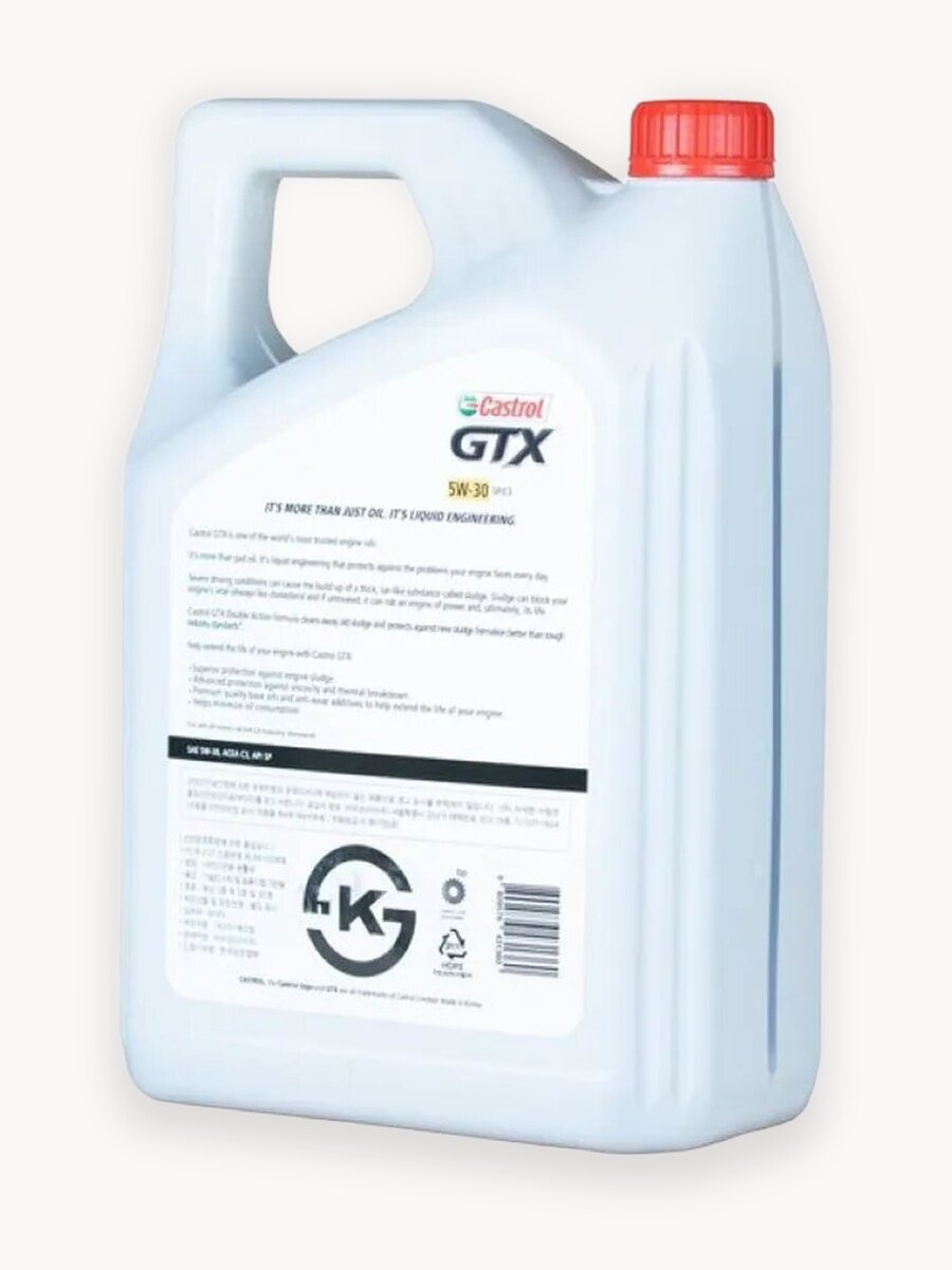 Масло моторное Castrol 5W-30 GTX SP C3, 6л