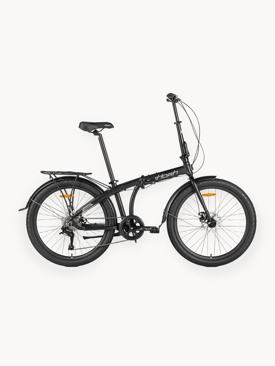 Велосипед складной HORH NEMO HNEMO26 26" (2025) Black Matt велосипед на рост 155-190 см, алюминиевая рама, жесткая вилка