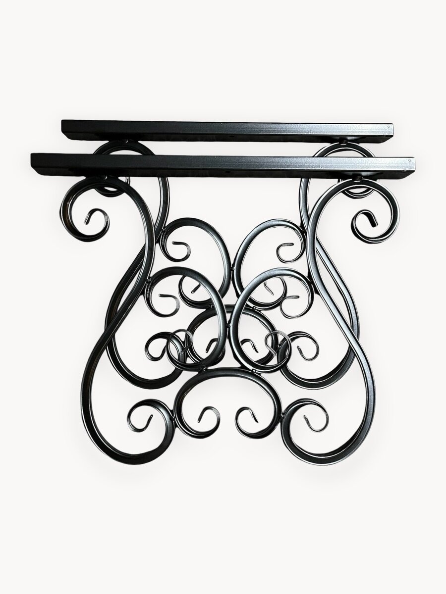 Боковые опоры для скамейки YSL6 коричневого цвета