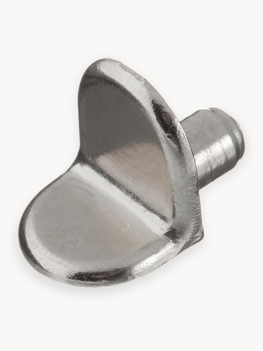 Полкодержатель Г-образный d5 мм никель (4 шт.)