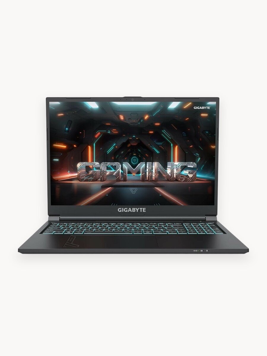 Ноутбук GIGABYTE G6 KF Intel Core i7 13620H/16"/16GB/512GB/NVIDIA GeForce RTX 4060 8GB/DOS/KF-H3KZ853KD/Black