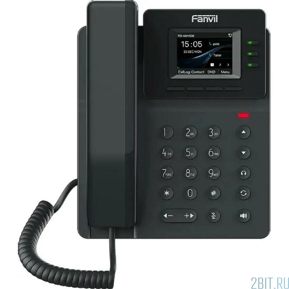 Телефон IP Fanvil V60P черный