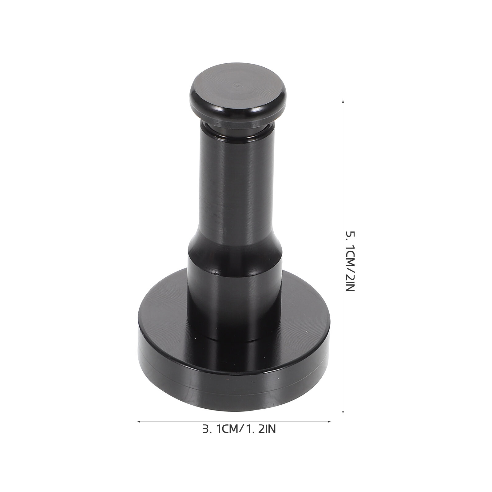 Крючок Для Полотенец На Стену Из Алюминиевого Сплава Чёрный 5.1X3.1Cm