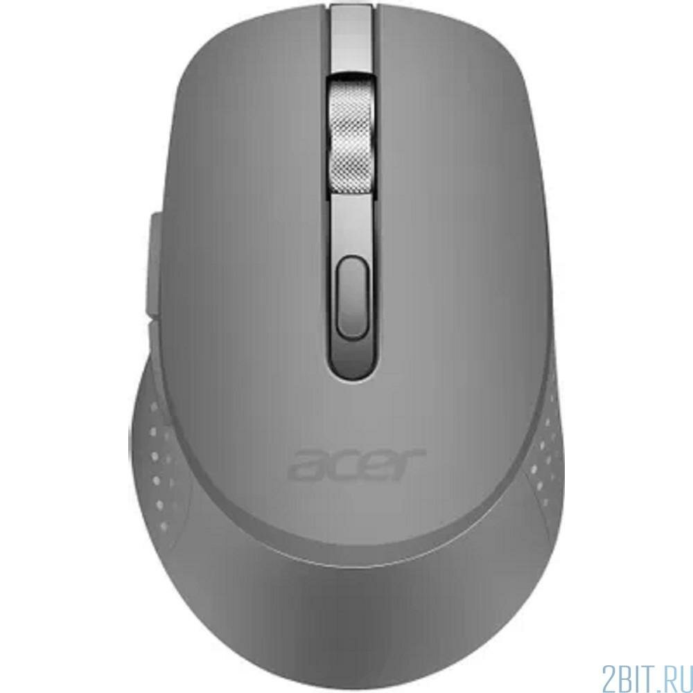 Мышь Acer OMR310 темно-серый оптическая 1600dpi беспров. BT/Radio USB (ZL. MCECC.032)