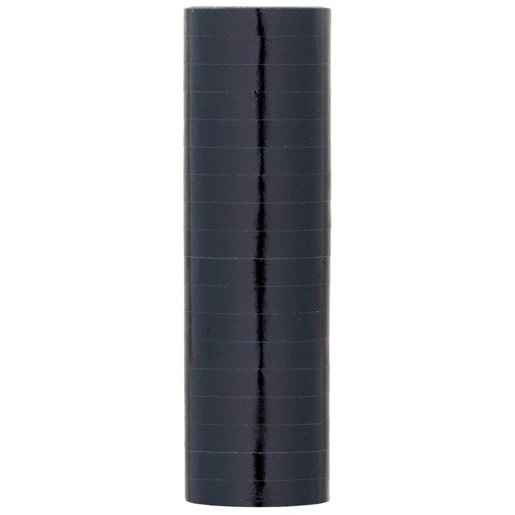 Набор серпантина КНР фольгированный, черный, 2 столбика, 36 колец