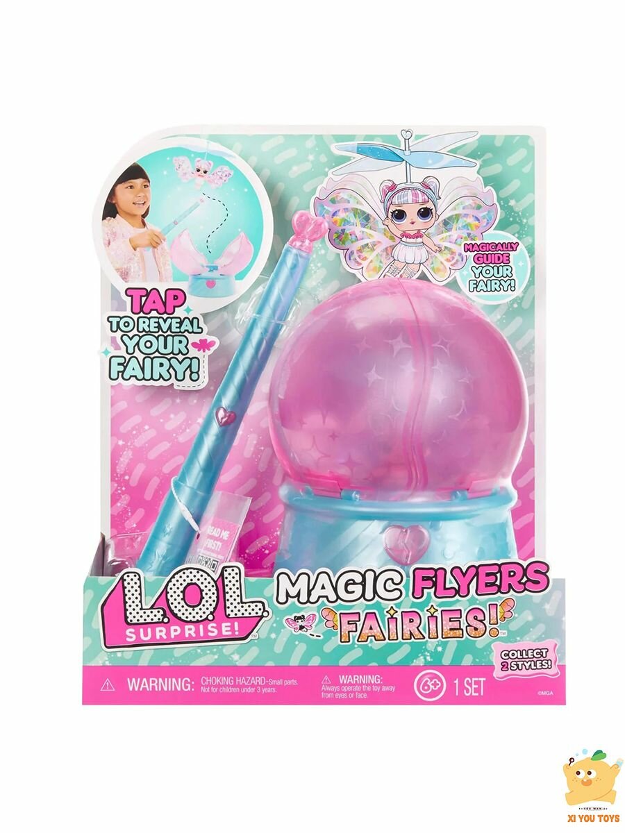L.O.L. Surprise! Magic Flyers Fairies Snowflake / Набор Игрушек Волшебные Листовки Малыши-феи Подходит Для Детей В Возрасте От 6 Лет И Старше.